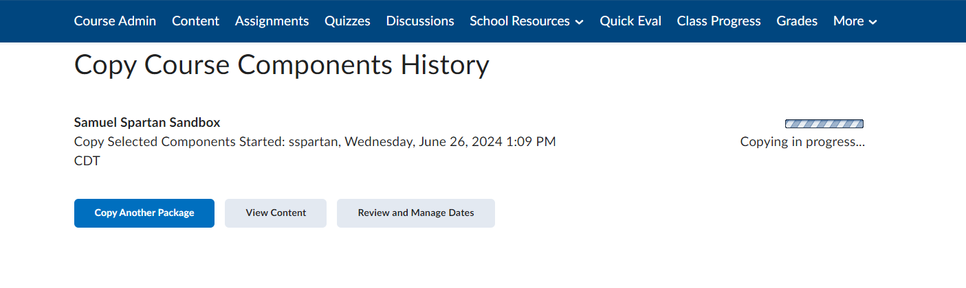 Import Course Content – Aurora University
