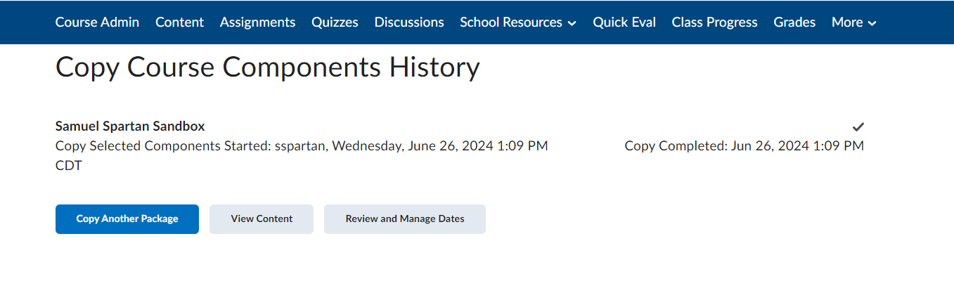 Import Course Content – Aurora University