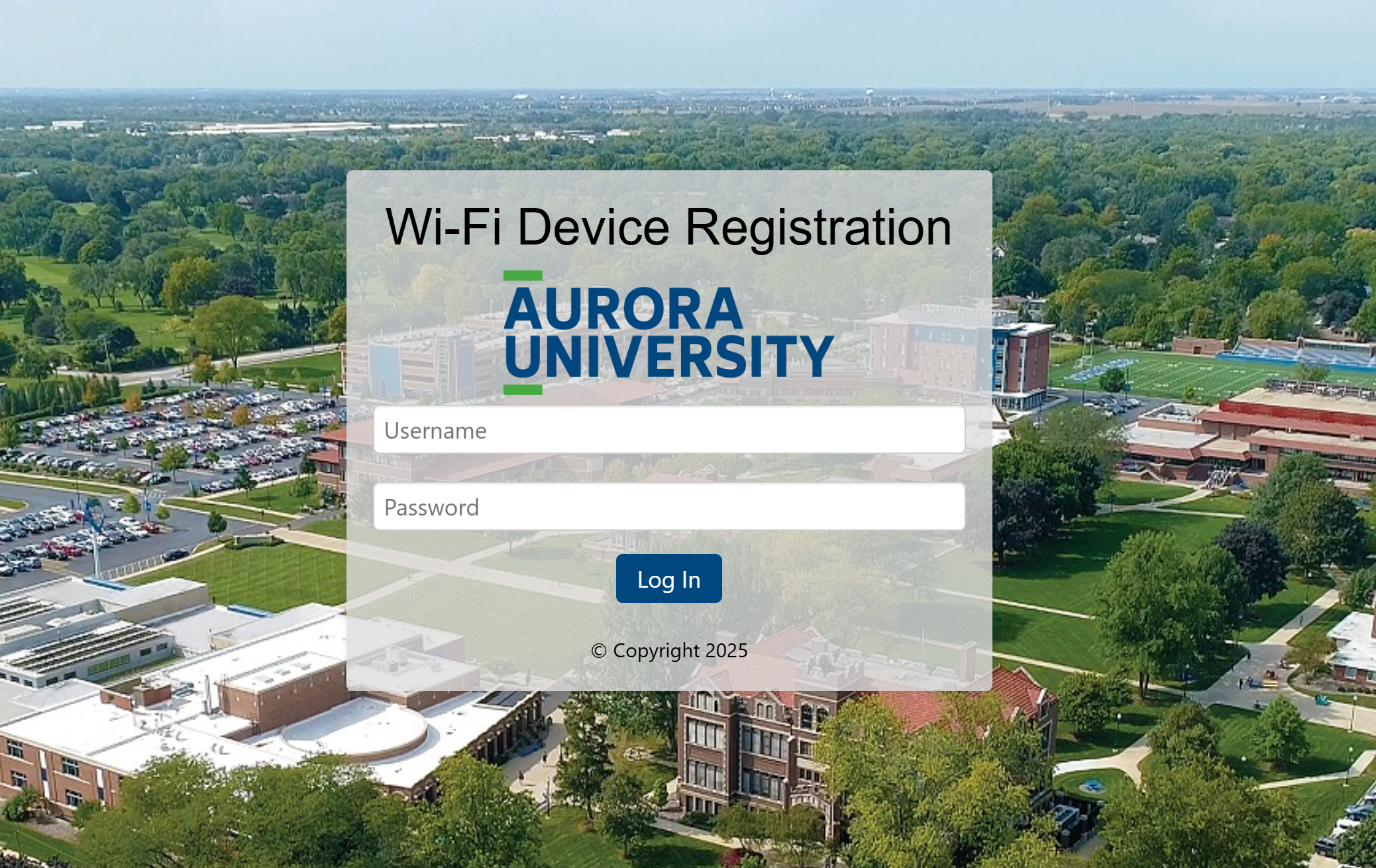 Wireless Device Registration – Aurora University