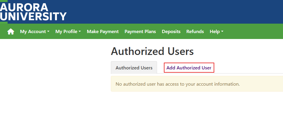 Student Account Online Payment Center FAQ – Aurora University